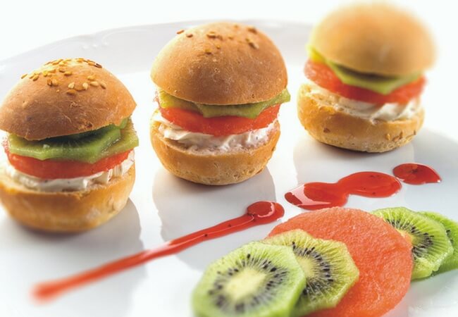 Receta dulce de mini bocaditos de sandía
